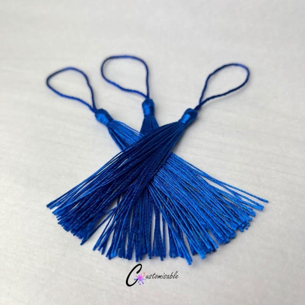 No 1 Best Royal Blue Bookmark Tassels | Customisable Crafts